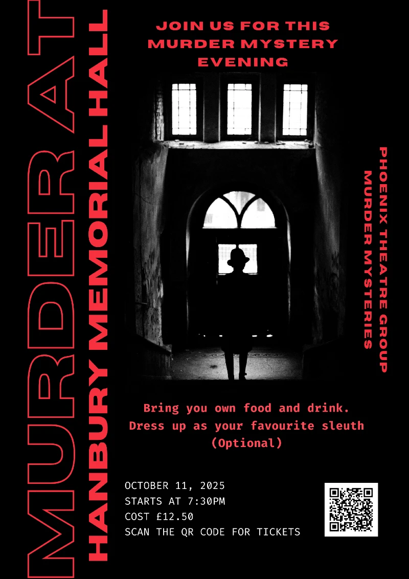 Murder at Hanbury Memorial Hall - Hanbury Memorial Hall